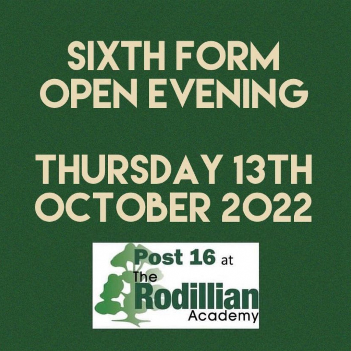 Rodillian Academy - Sixth Form Open Evening 2022